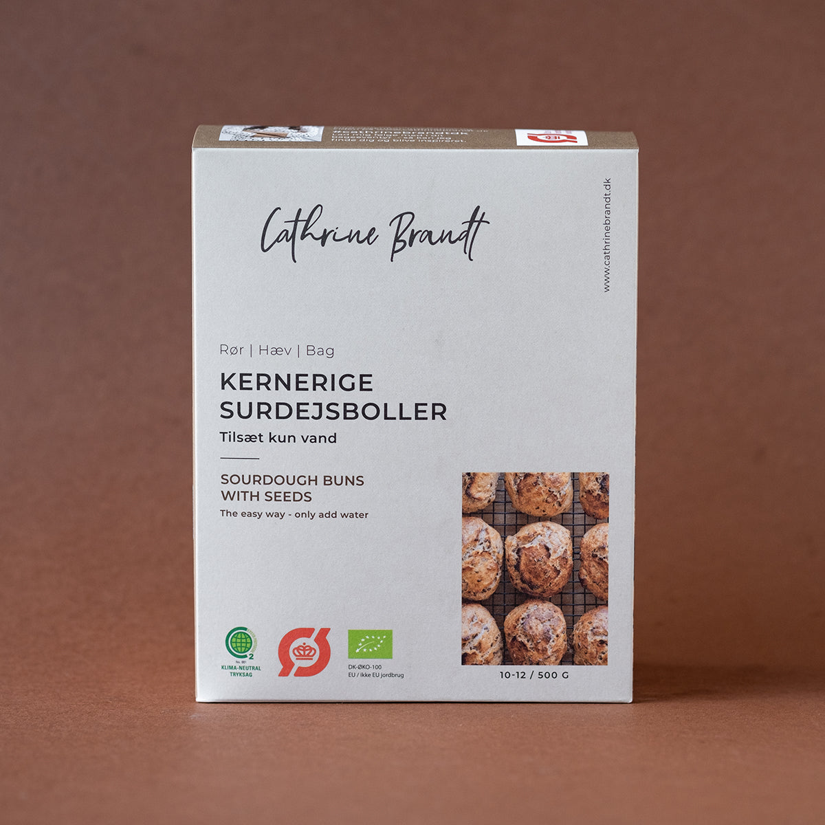 Kernerige surdejsboller – cathrinebrandtbutik